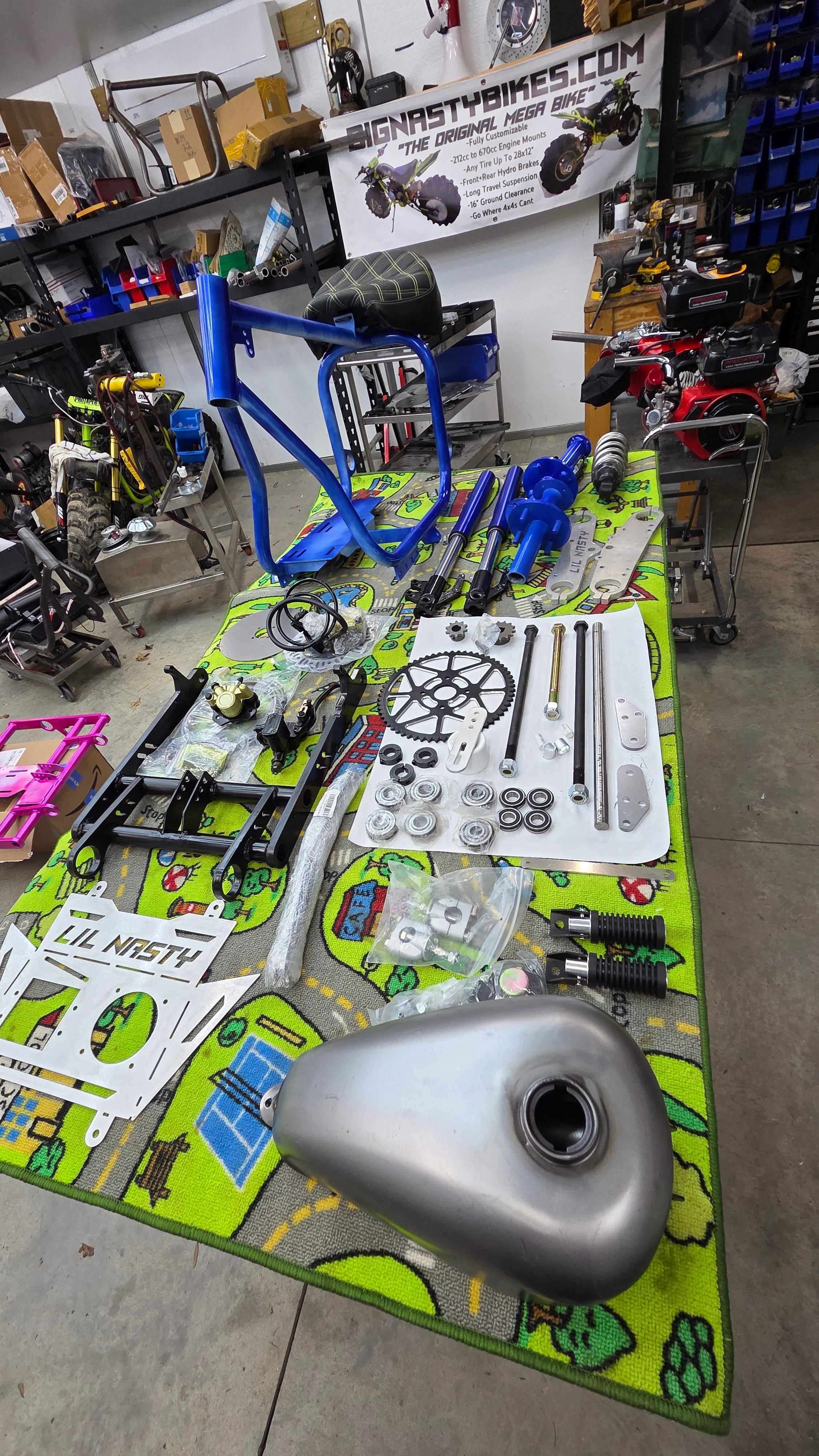 Lil Nasty Full Chassis Kit – Big Nasty Bikes