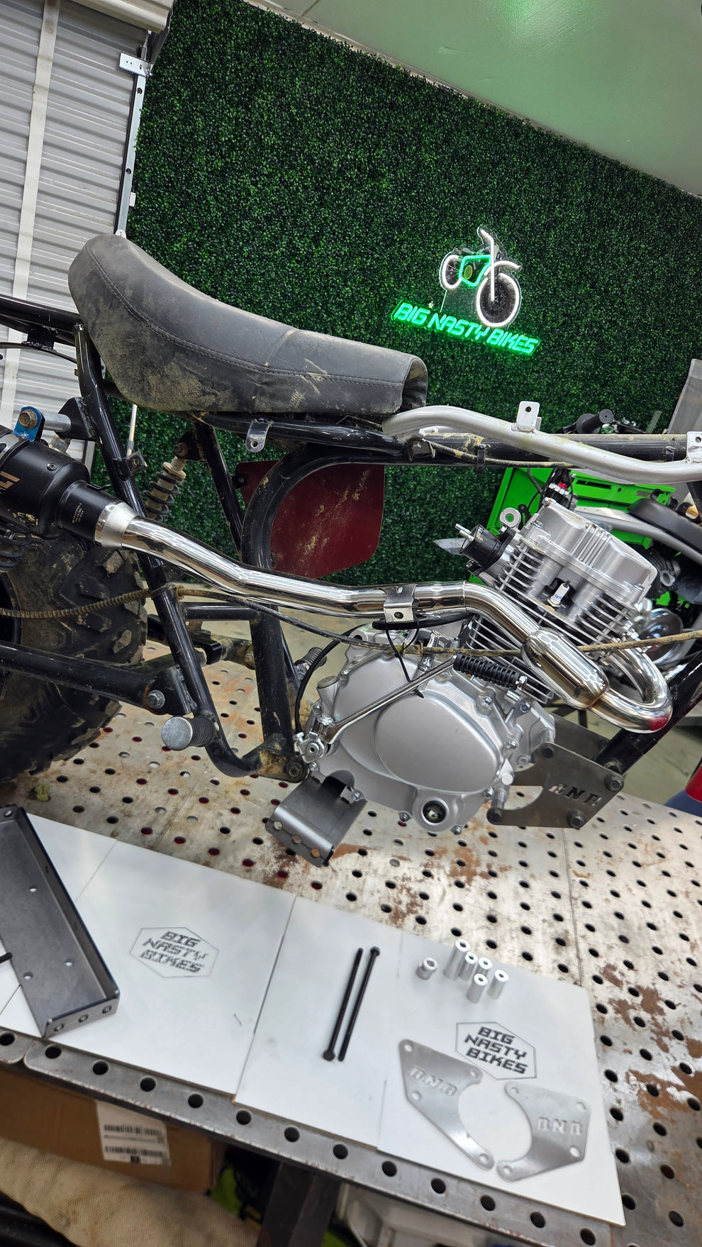 Trailmaster MB200 CG200-300cc Engine Swap – Big Nasty Bikes